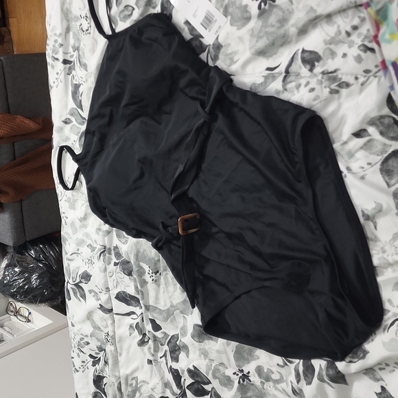 new directions | Swim | New Directions One Piece Belted Swim | Poshmark